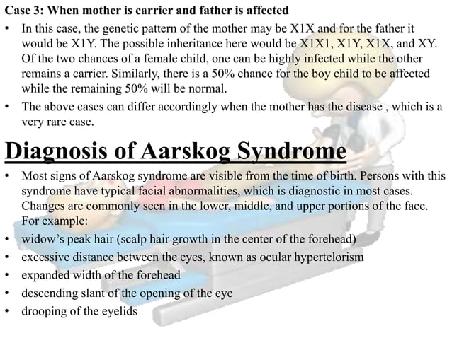 Aarskog syndrome | PPTX | Reproductive Health | Diseases and Conditions