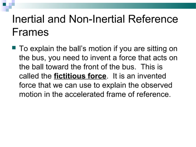 inertial and non inertial frames of reference Aarti panwar BSC I 2018 ...