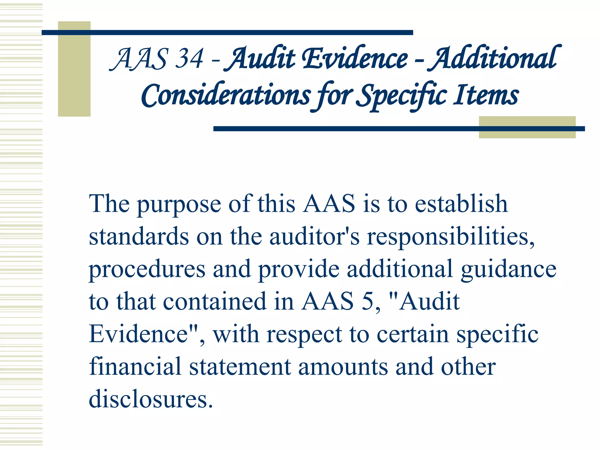 Auditing And Assurance Standards | PPT