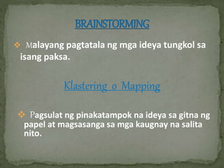 FIlipino (Pagsulat) | PPTX