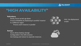 Azure Analysis Services (Azure Bootcamp 2018) | PDF