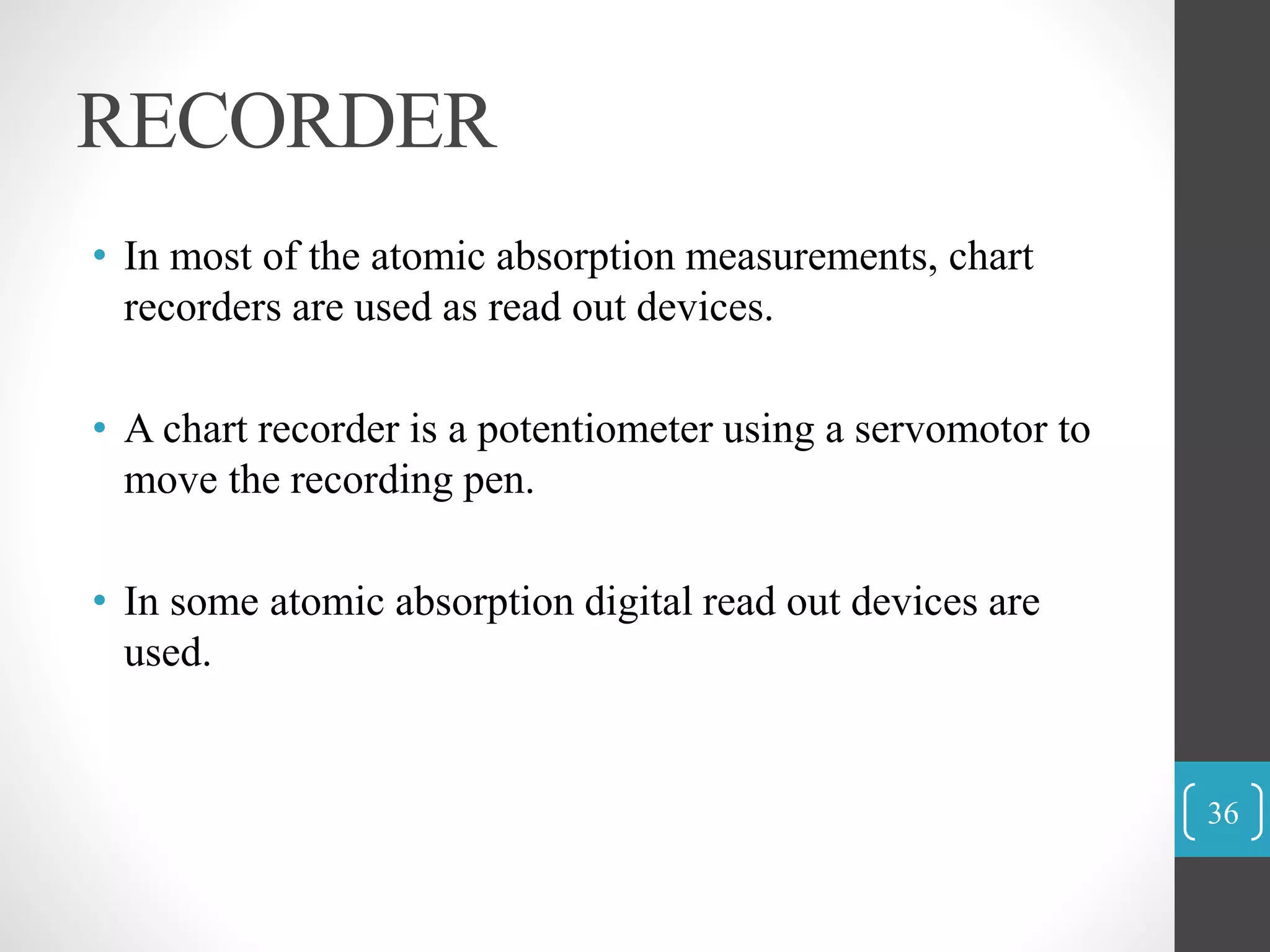 Atomic absorption spectroscopy | PPTX