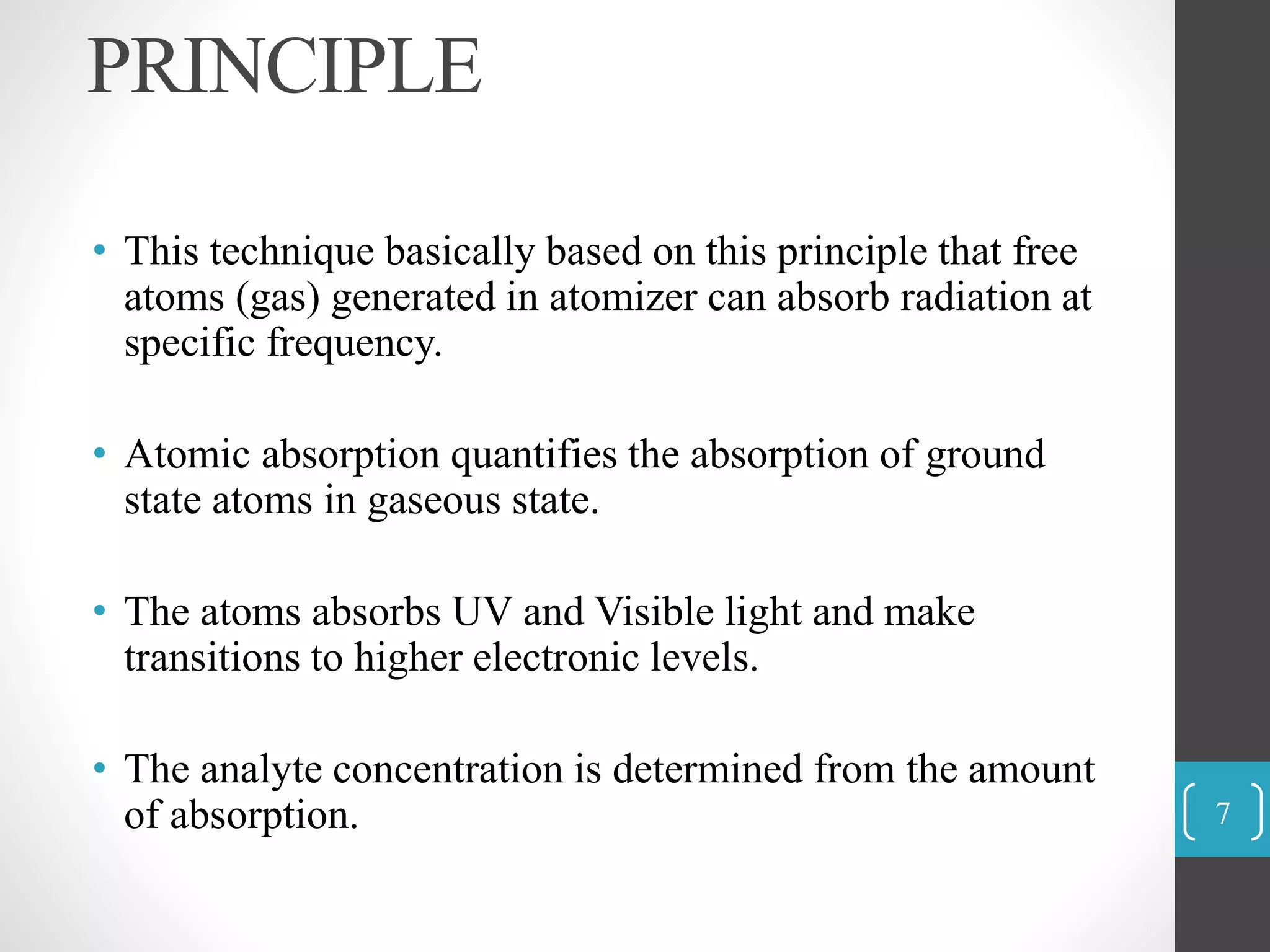 Atomic absorption spectroscopy | PPTX
