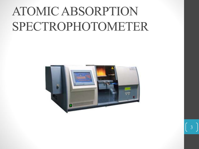 Atomic absorption spectroscopy | PPTX | Chemistry | Science