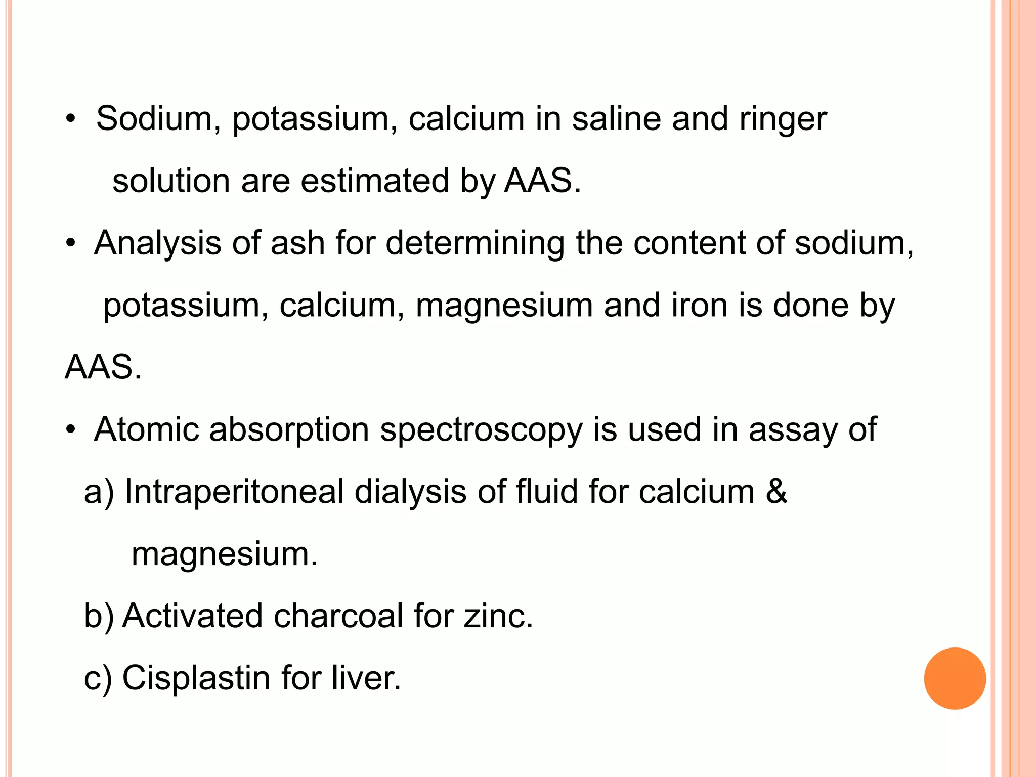 Atomic absorption spectroscopy | PPTX