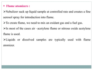 atomic absorption spectroscopy | PPTX