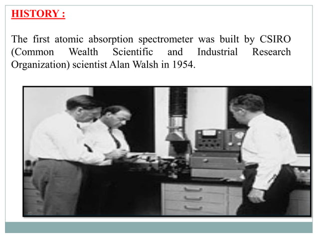atomic absorption spectroscopy | PPTX | Chemistry | Science