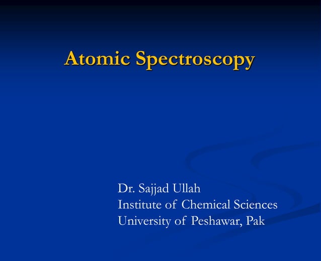 Atomic Absorption Spectroscopy (AAS) | PDF | Chemistry | Science