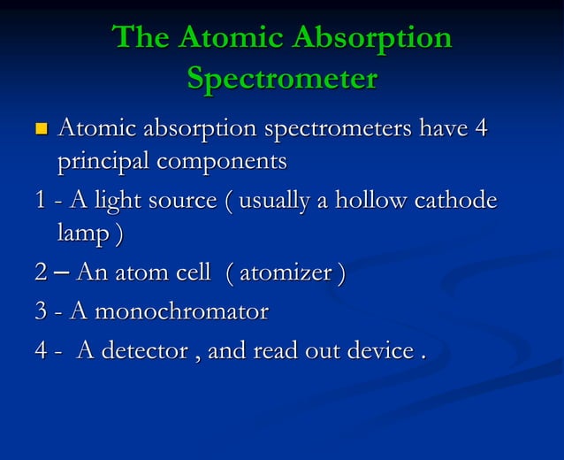 Atomic Absorption Spectroscopy (AAS) | PDF | Chemistry | Science
