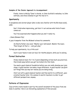 Aas0117 0 Jazz Improvisation Tips Pdf