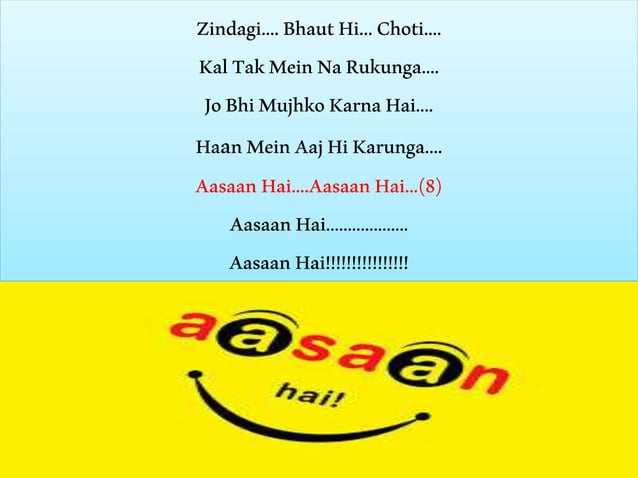 Aasaan hai | PPTX