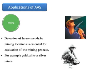 AAS Applications for heavy metal determination | PPTX