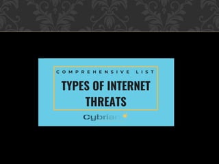 iNTERNET THREATS | PPT