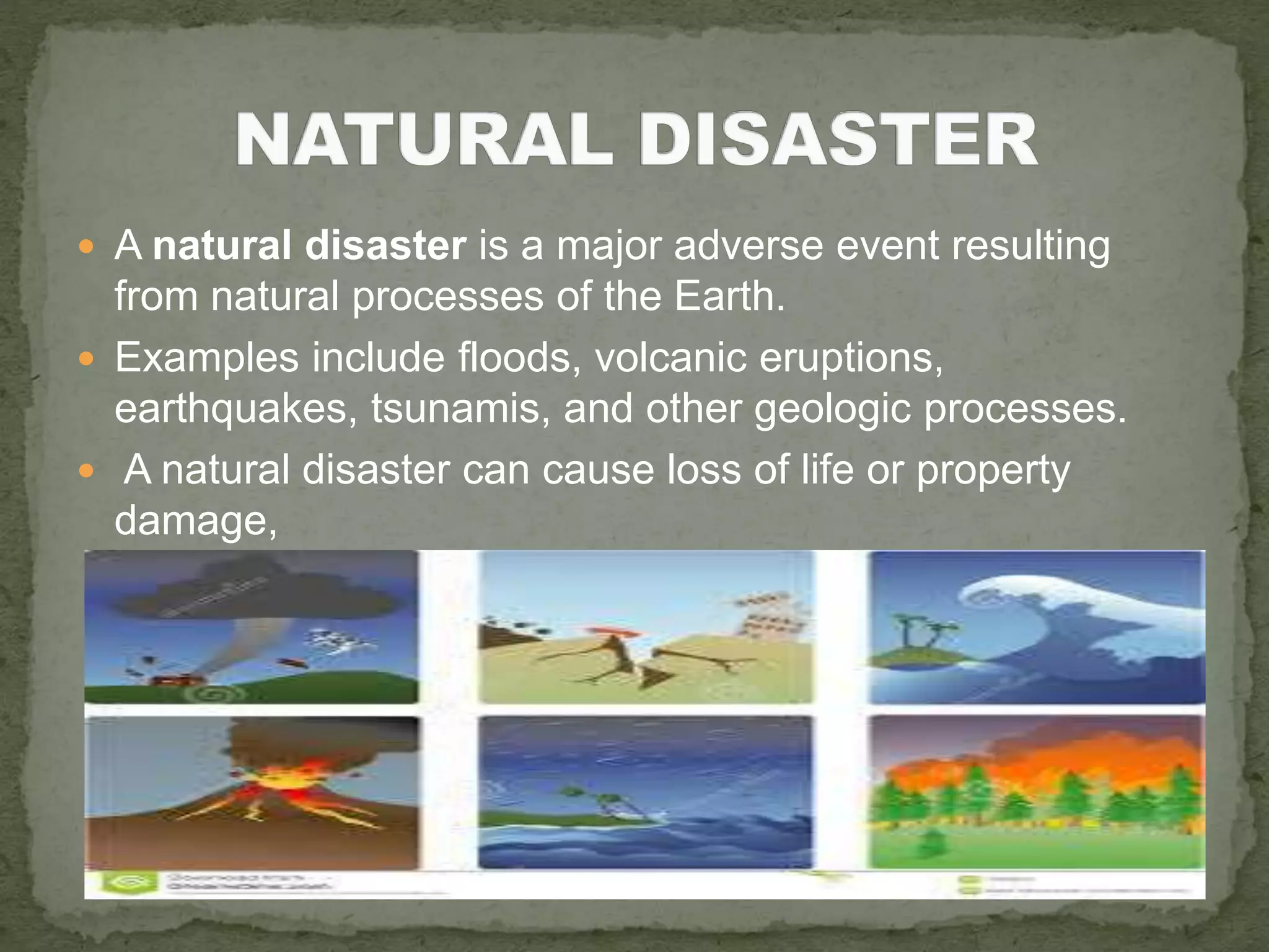 natural disaster | PPTX