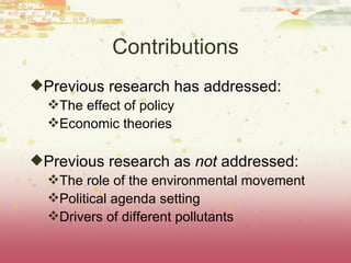 Political Drivers of Air Pollution in the U.S.: A Time-Series Analysis ...