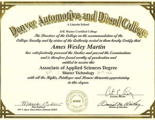 AAS Master Tech Degree | PDF