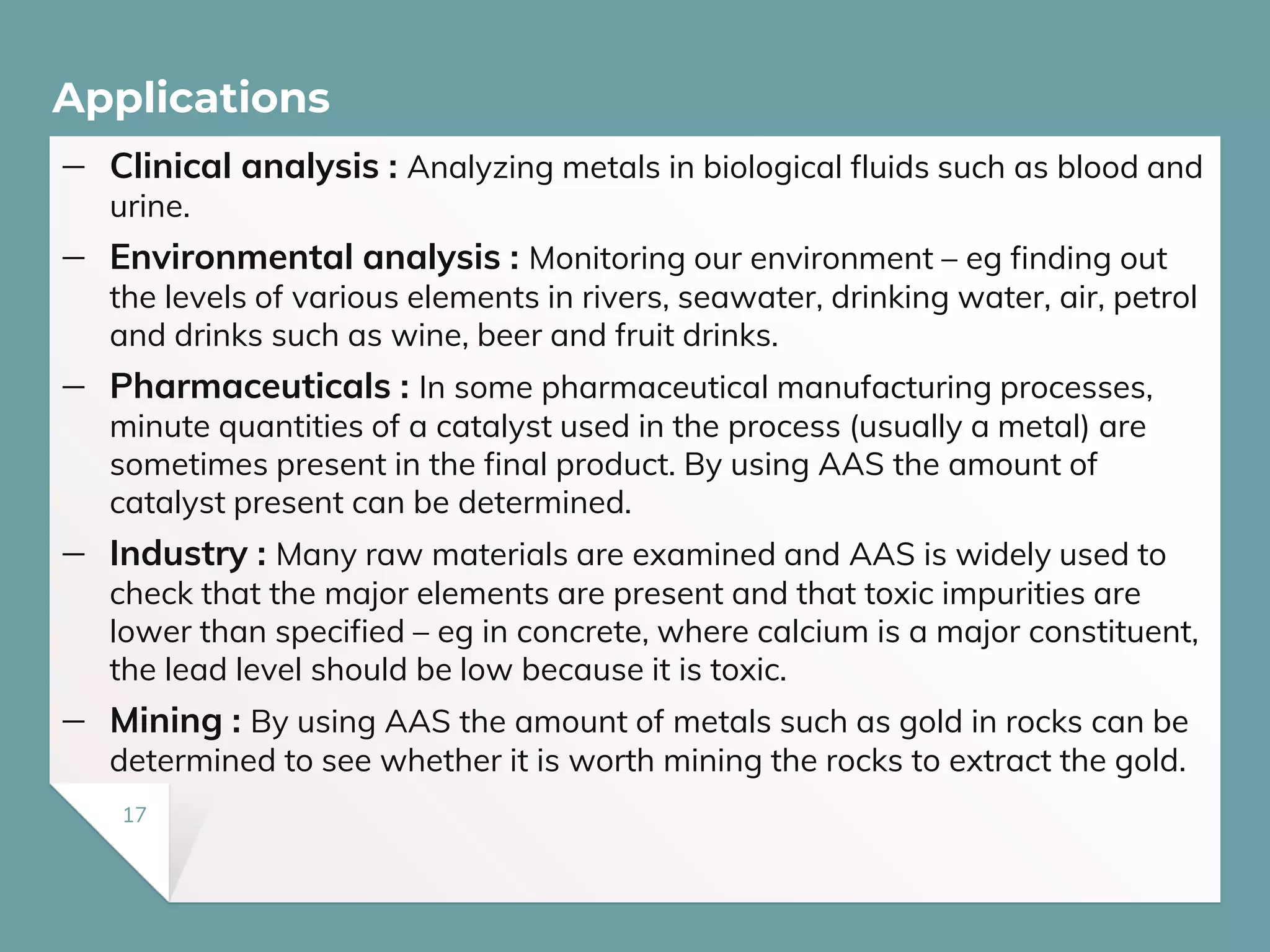 Atomic Absorption Spectrophotometry - AAS | PPTX