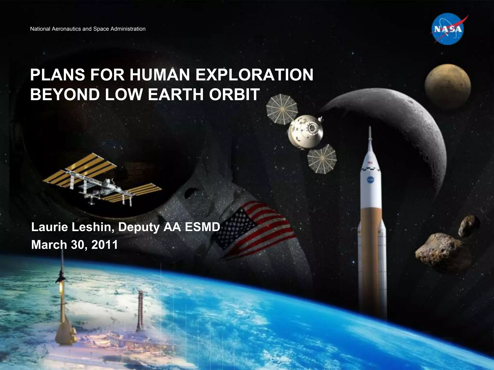 Plans for Human Exploration Beyond Low Earth Orbit | PPT