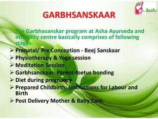 Garbhasanskar program at Asha Ayurveda and infertility centre in Delhi ...