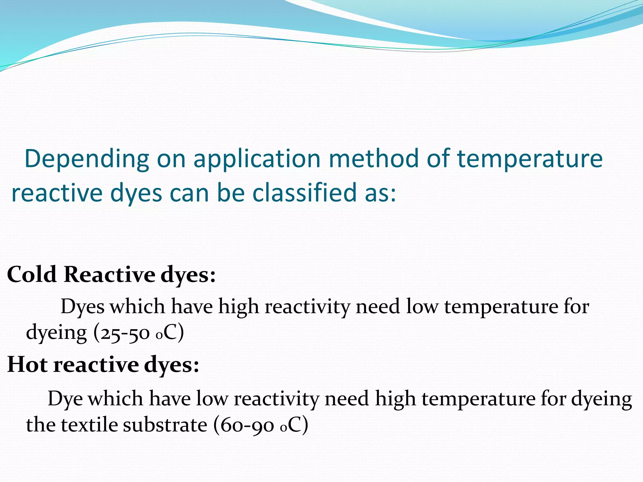 Reactive dyes by Engr Aashiq | PPTX