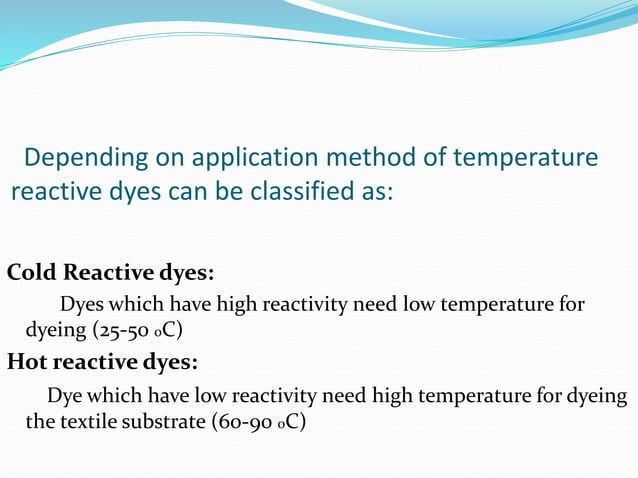 Reactive dyes by Engr Aashiq | PPTX | Chemistry | Science