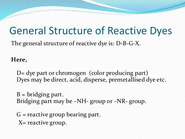 Reactive dyes by Engr Aashiq