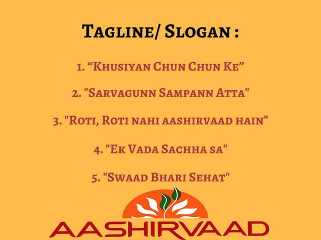 Aashirvaad atta : Brand Communication | PPTX | Marketing and ...