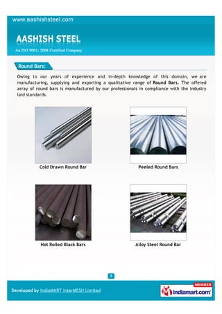 Aashish Steel, Mumbai , Metal Products | PDF