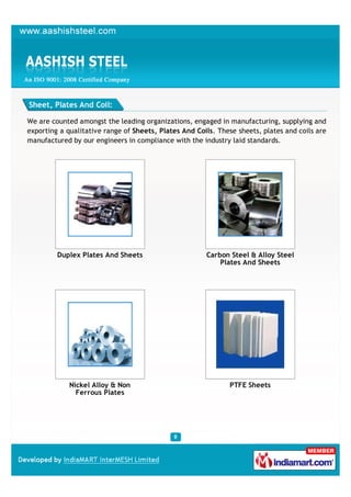 Aashish Steel, Mumbai , Metal Products | PDF