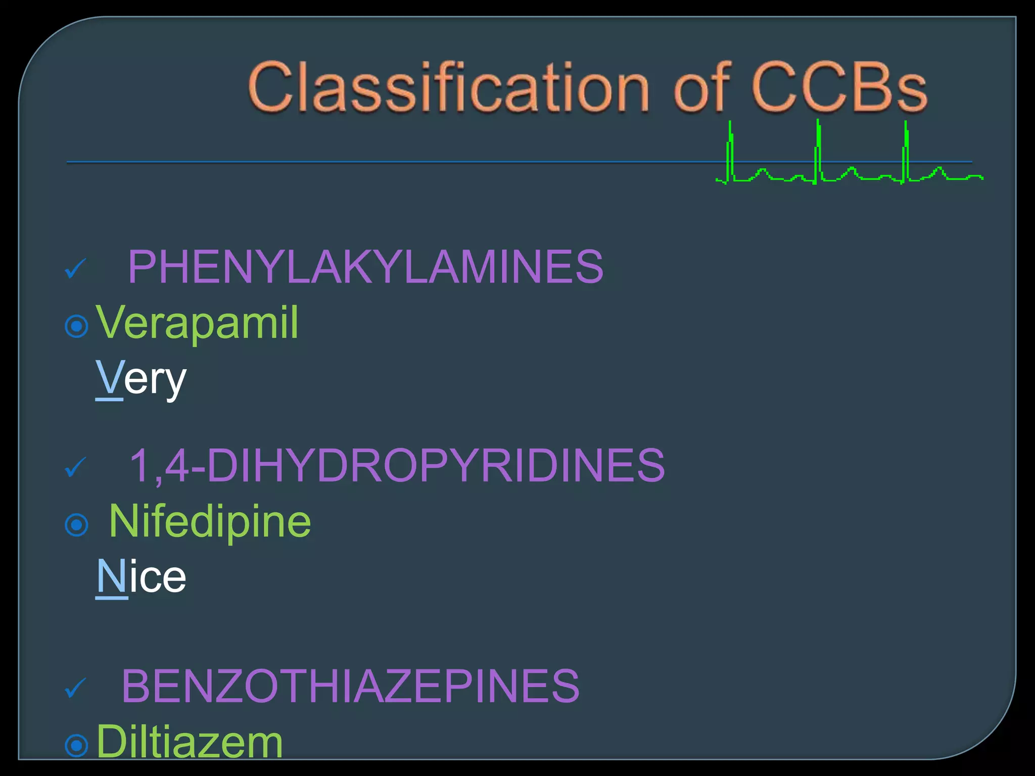 calcium channel blockers | PPTX
