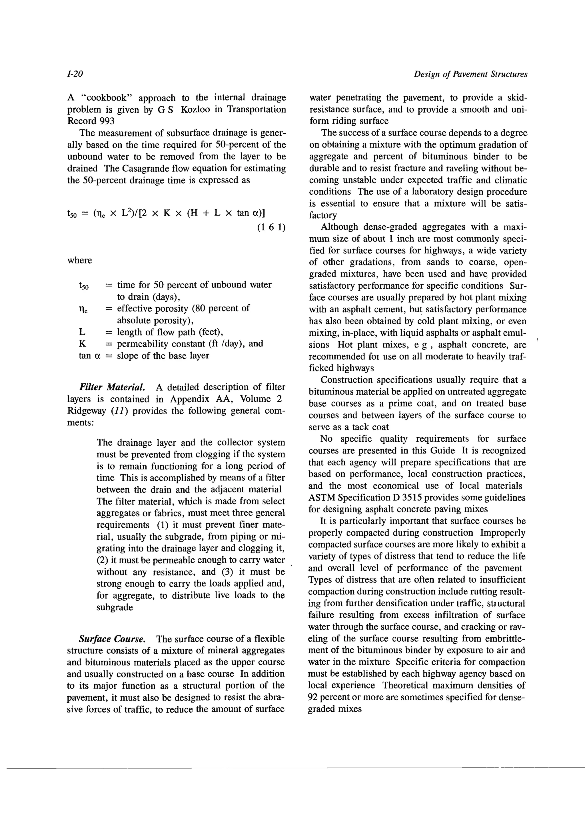 Aashto guide for design of pavement structures-93 | PDF