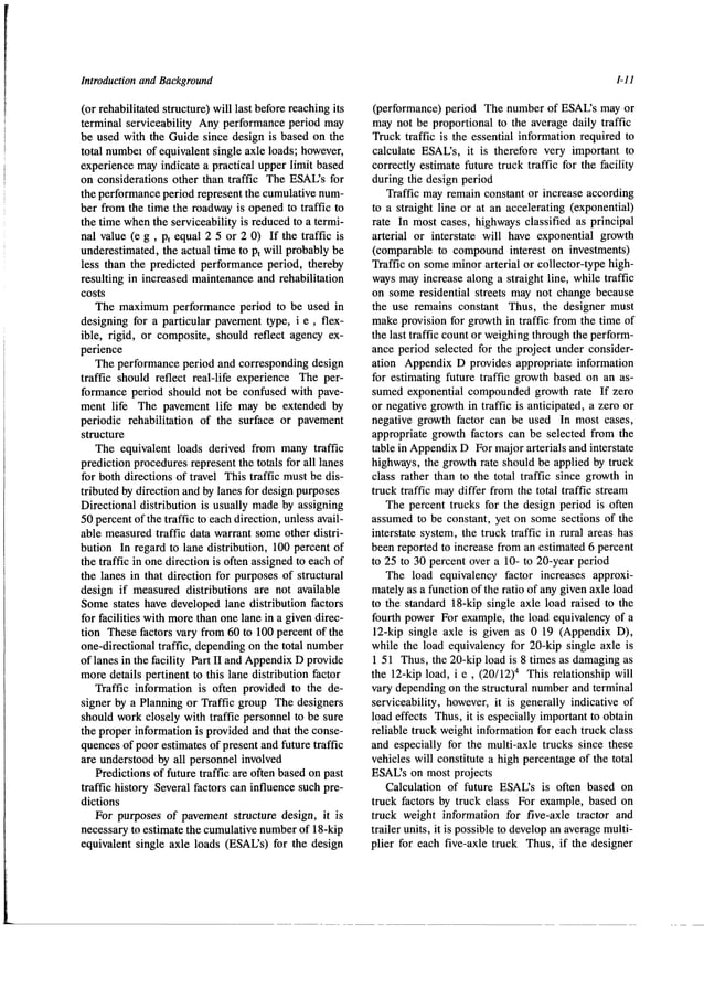 Aashto guide for design of pavement structures-93 | PDF