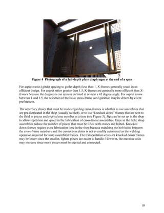 AASHTO Steel Bridge Design Handbook Volume 06 Stringer Bridges | PDF