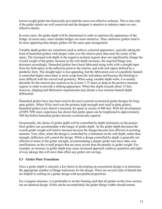 AASHTO Steel Bridge Design Handbook Volume 06 Stringer Bridges | PDF