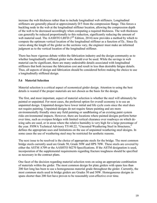 AASHTO Steel Bridge Design Handbook Volume 06 Stringer Bridges | PDF ...