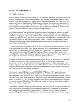 AASHTO Steel Bridge Design Handbook Volume 06 Stringer Bridges | PDF