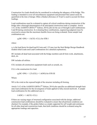 AASHTO Steel Bridge Design Handbook Volume 11 | PDF