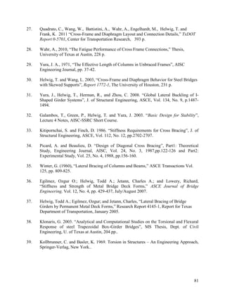 AASHTO Steel Bridge Design Handbook Volume 13 | PDF