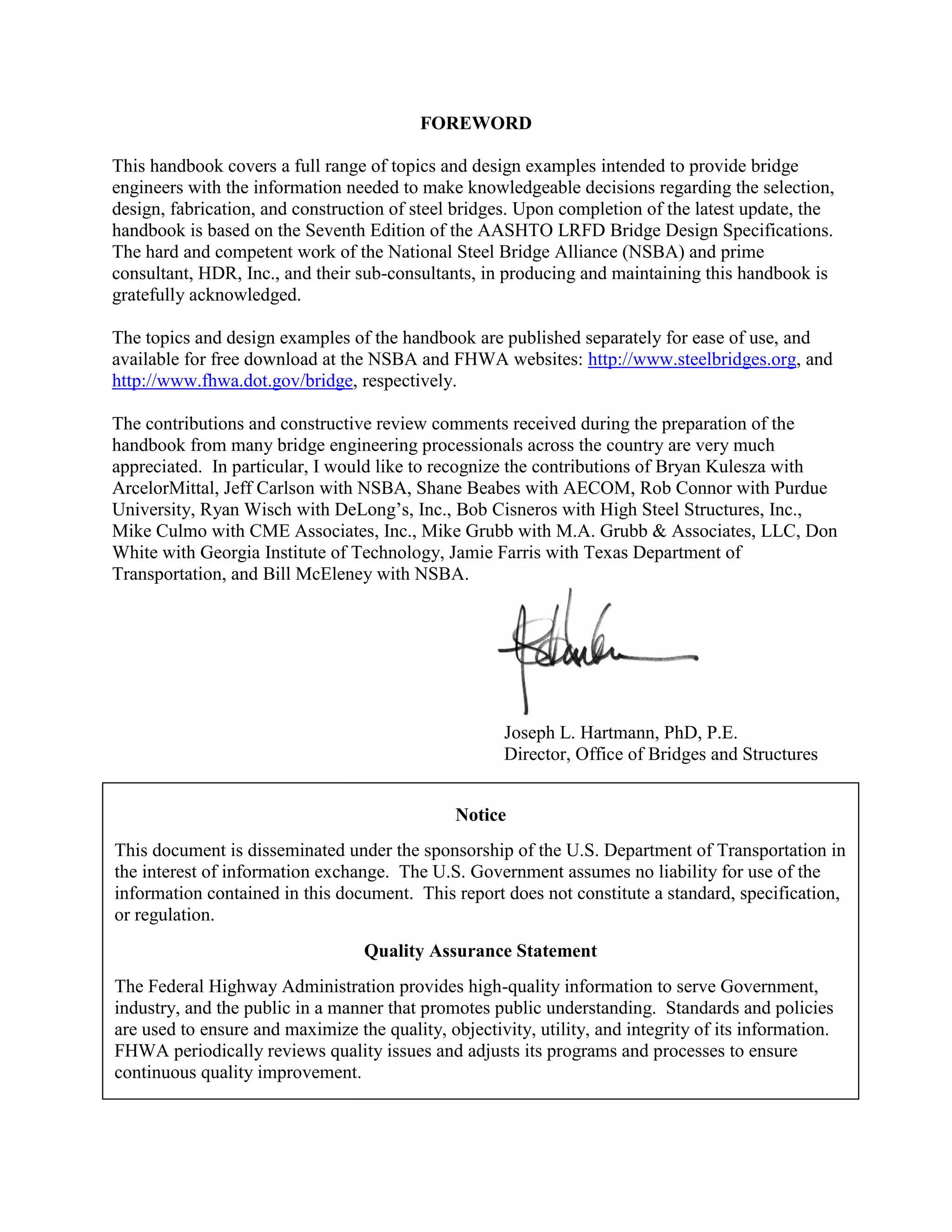 FHWA Steel Bridge Design Handbook Volume 14 | PDF