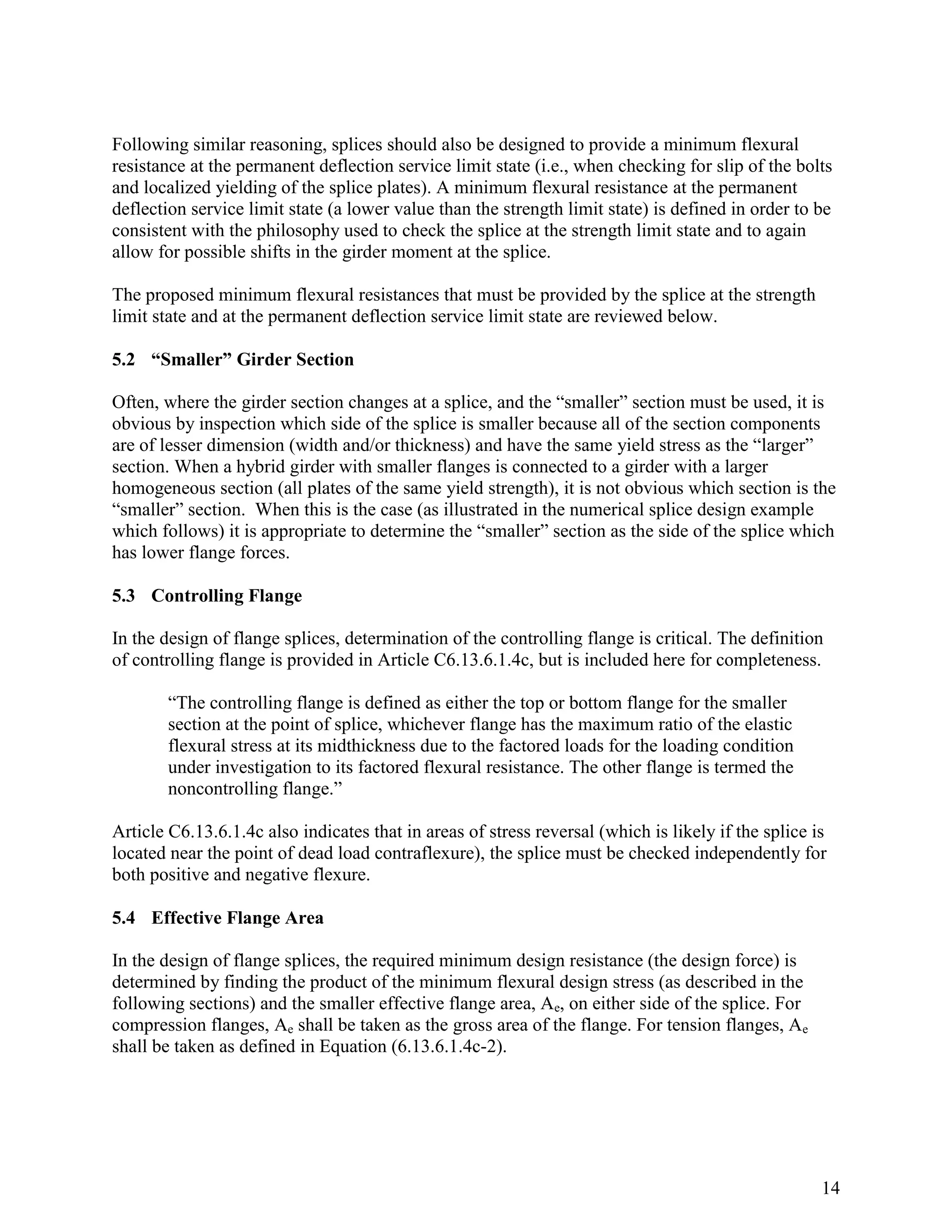 FHWA Steel Bridge Design Handbook Volume 14 | PDF