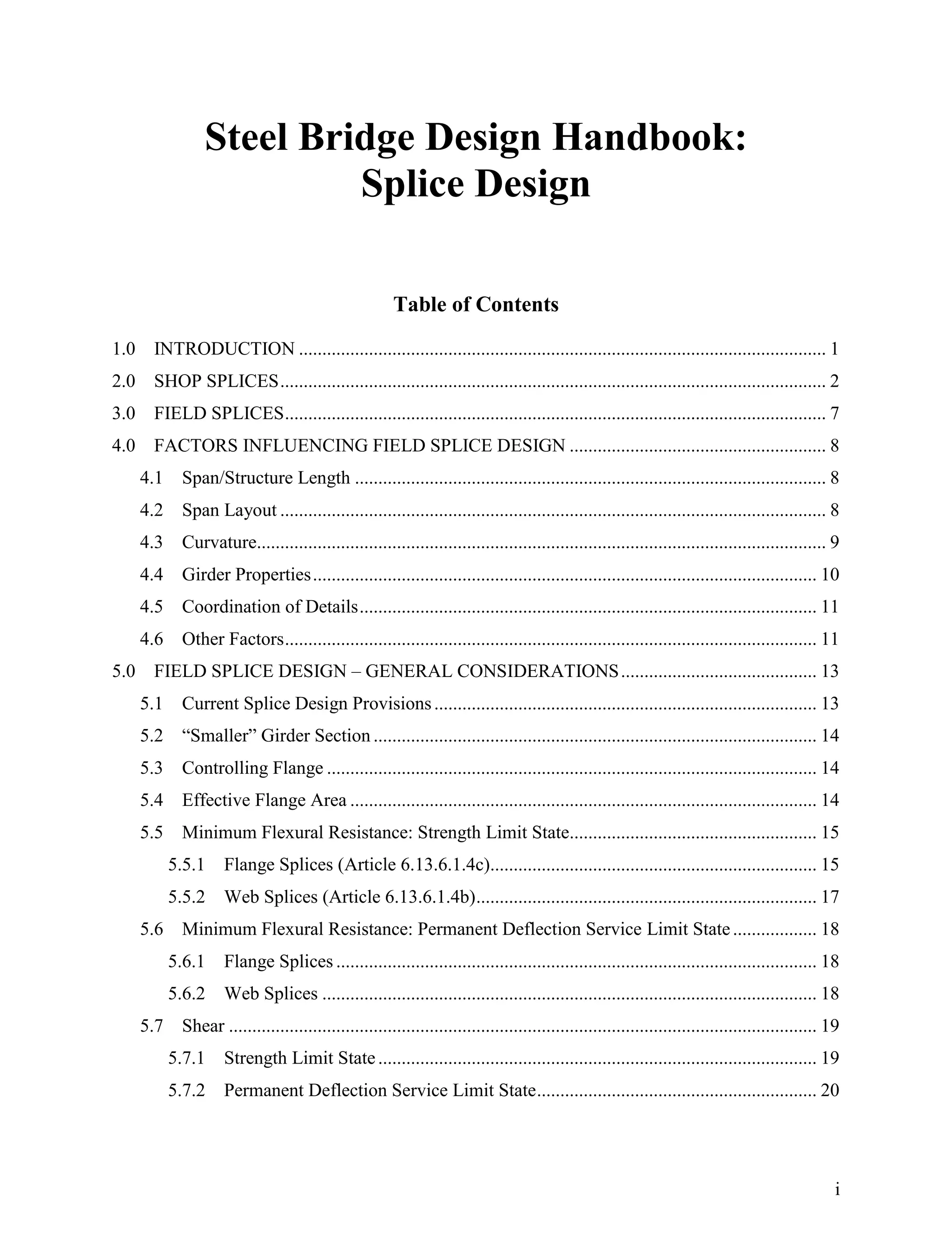 FHWA Steel Bridge Design Handbook Volume 14 | PDF