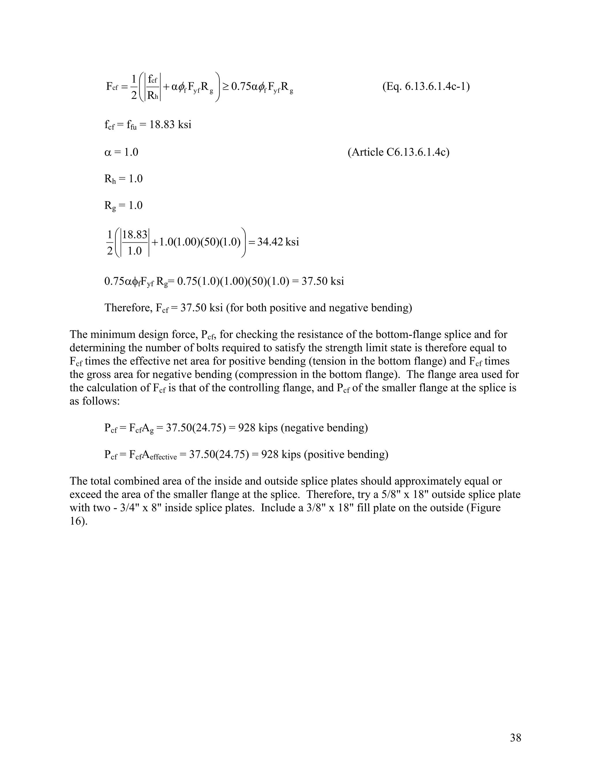 FHWA Steel Bridge Design Handbook Volume 14 | PDF