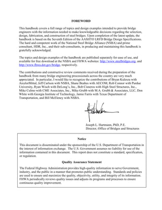 FHWA Steel Bridge Design Handbook Volume 17 | PDF