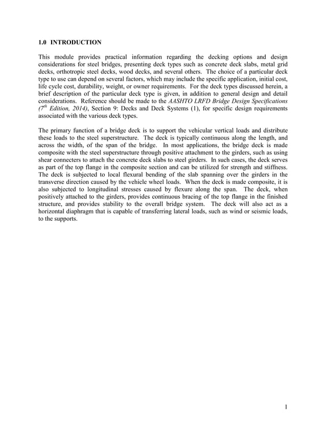 FHWA Steel Bridge Design Handbook Volume 17 | PDF