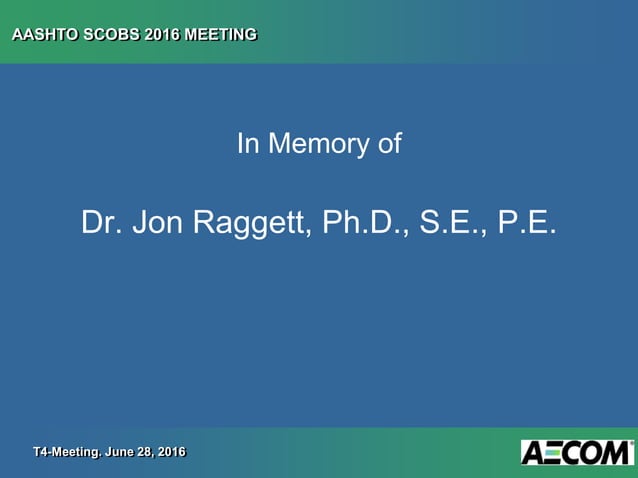 AASHTO T-4 Proposed Guide Specifications for Wind Loads on Bridges ...