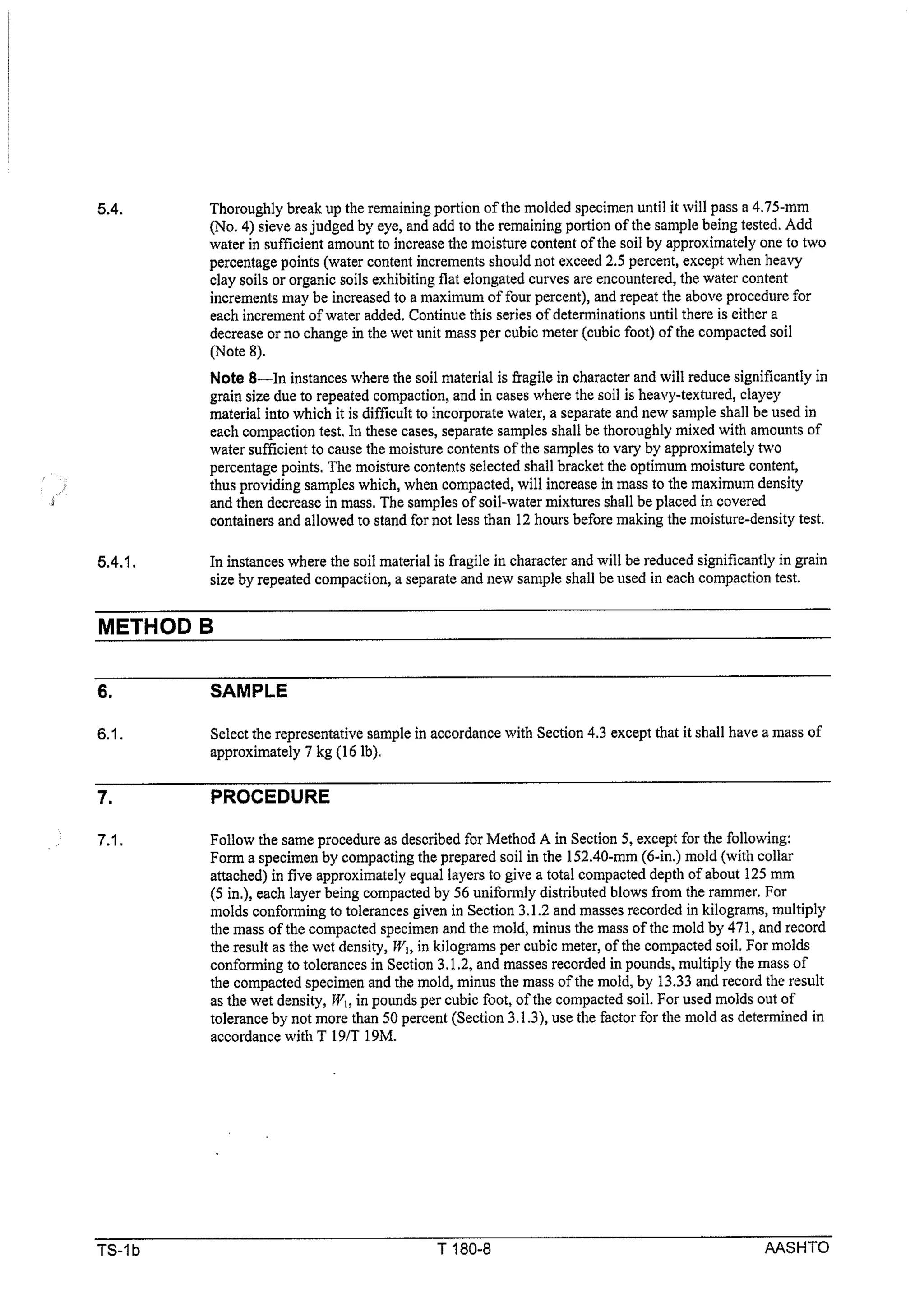 Aashto t180 | PDF