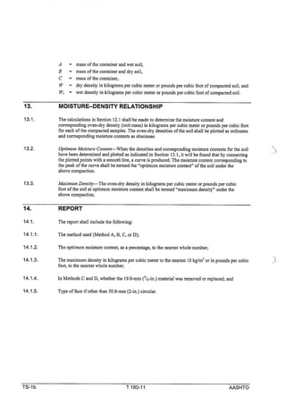 Aashto t180 | PDF