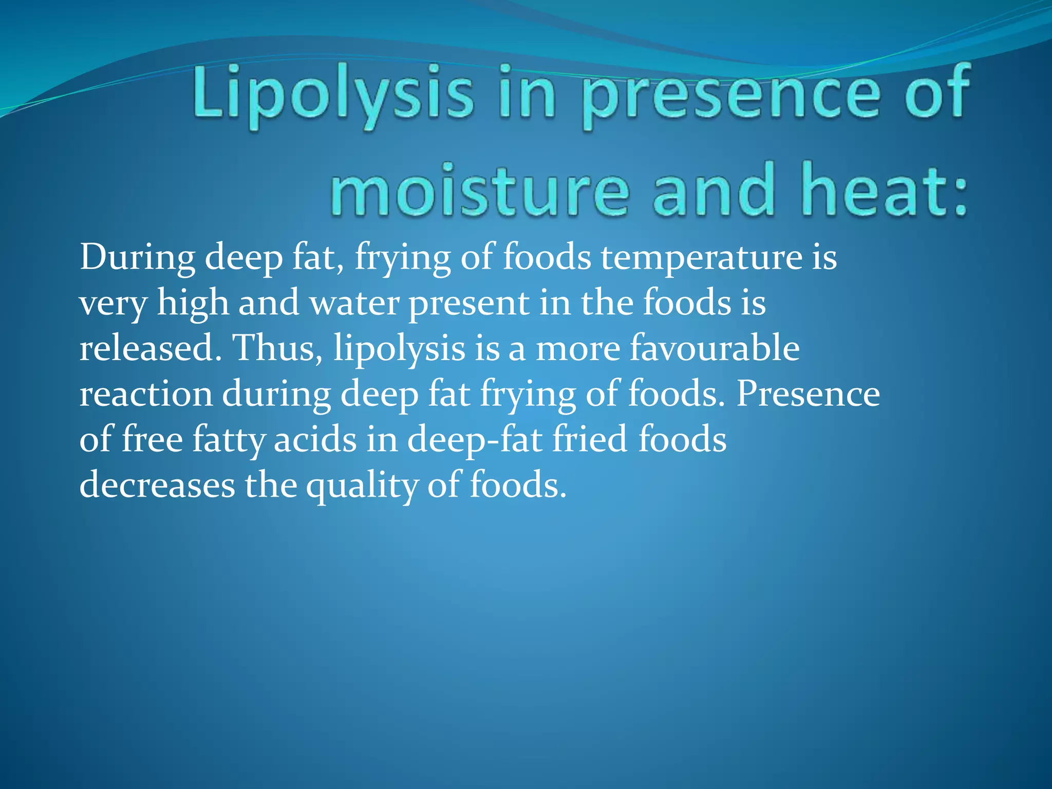 lipids and lipolysis | PPTX