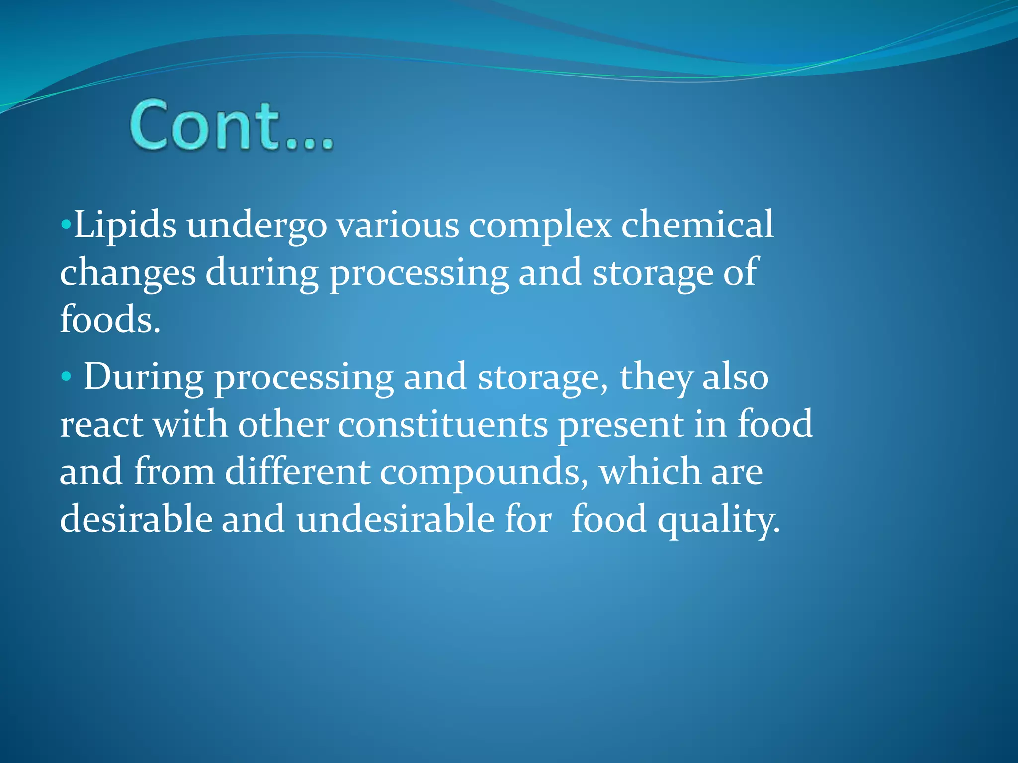 lipids and lipolysis | PPTX