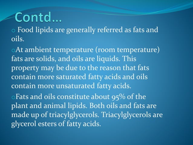 lipids and lipolysis | PPTX